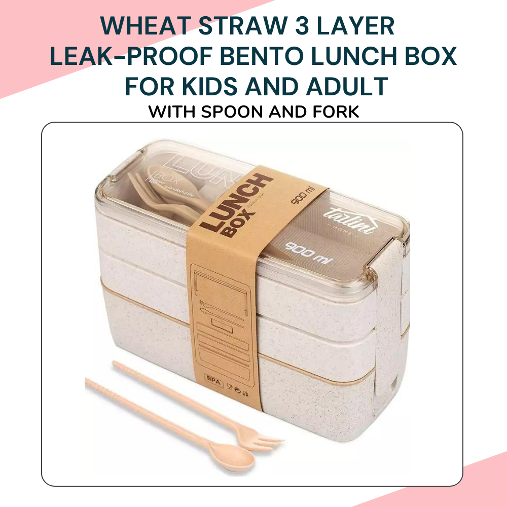 Bento Box for Kids, Adult, 3 Layer Bento Box Adult Lunch Box with ...