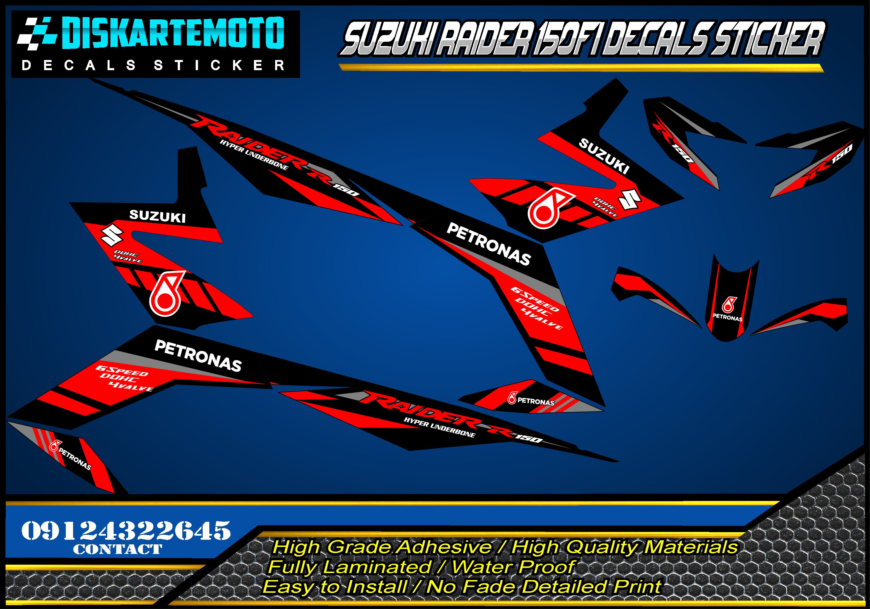 Raider 150 Fi Decals Sticker | Lazada PH