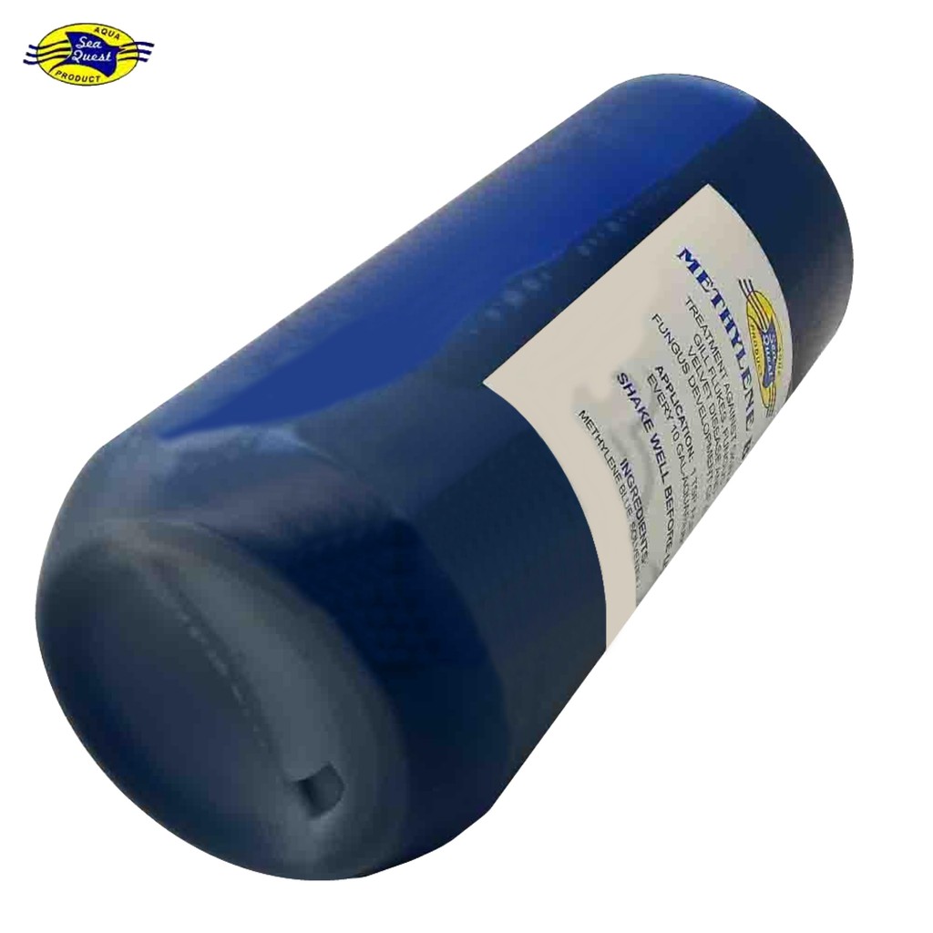 Methylene Blue Fish Medicine (1 Liter) also for Koi Pond Marine Tank ...