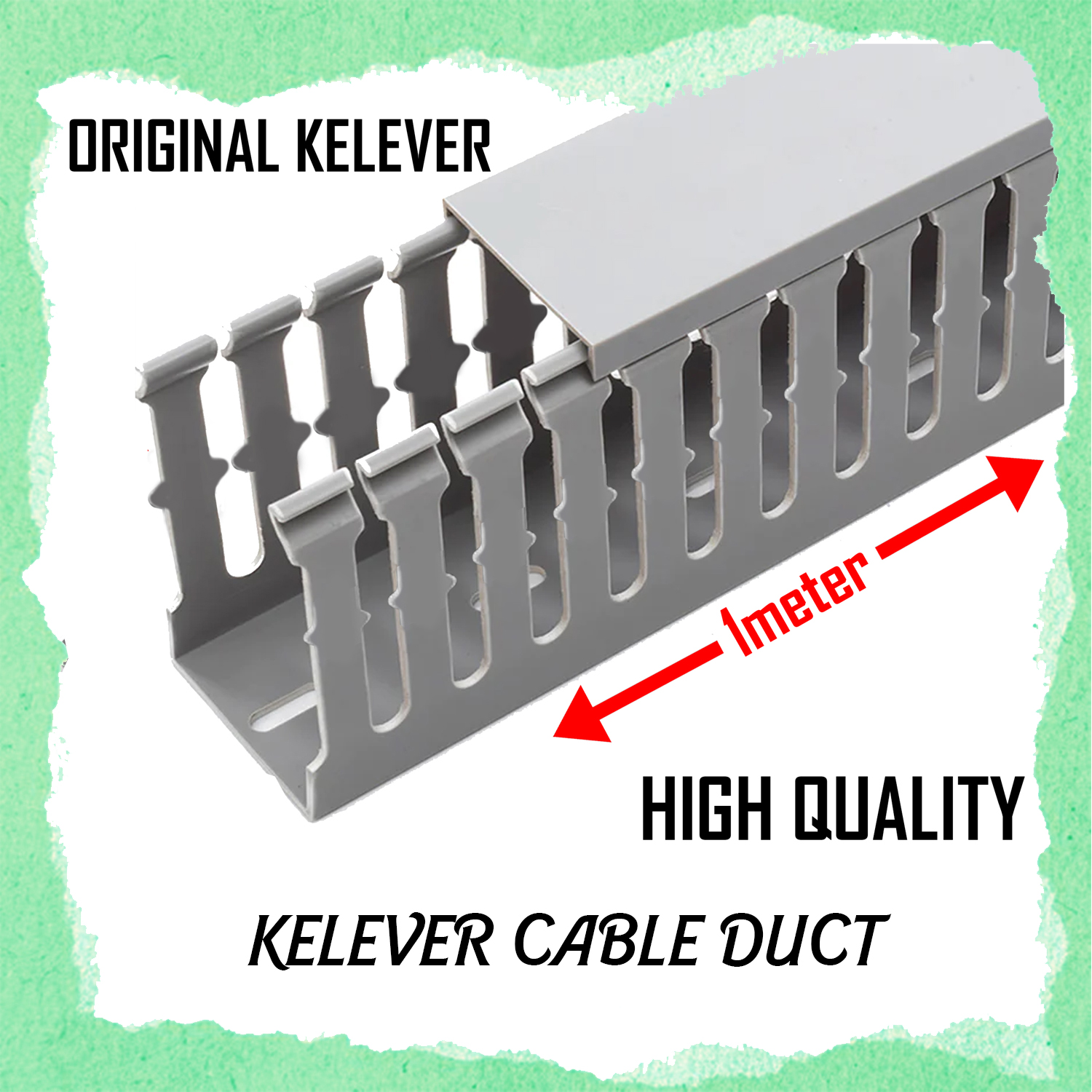 CABLE DUCT KELEVER BRAND / WIRE DUCT / CABLE MANAGEMENT | Lazada PH