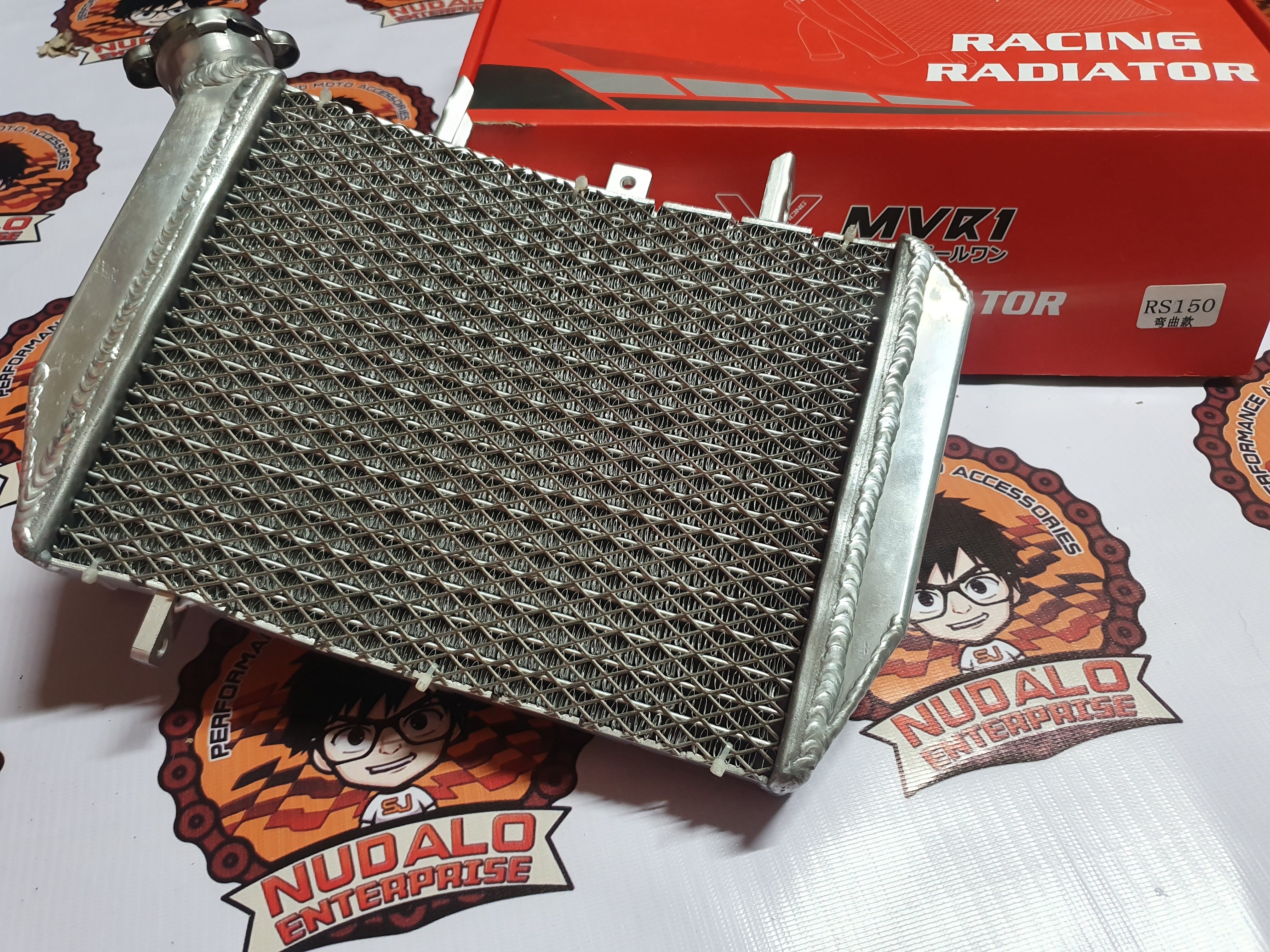 MVR1 Racing Radiator for RS150 (BIG CURVE TYPE) | Lazada PH