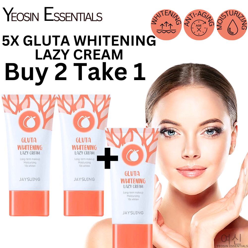 BUY 2 TAKE 1 Lazy Cream Glutathione Whitening Cream Facial Cream Lazy ...