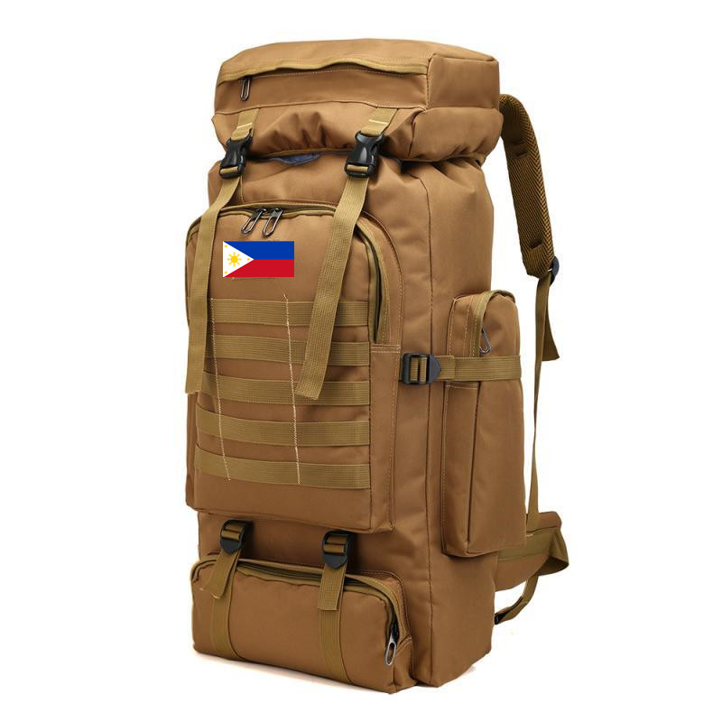 Ready Stock 80L Men Tactical Backpack Waterproof Camping Hiking ...