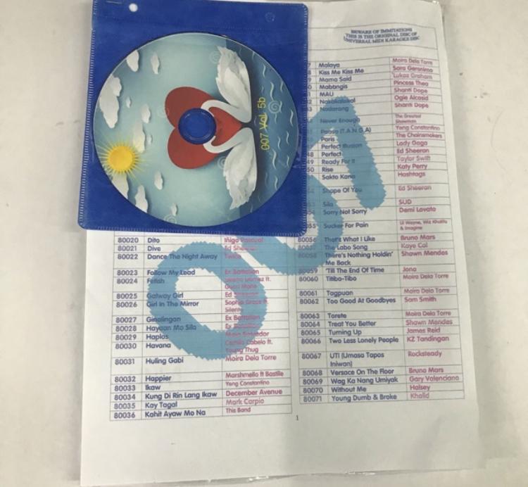 UNIVERSAL CD WITH FULL SONGLIST | Lazada PH