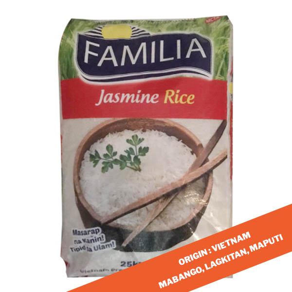 Jasmine Rice Familia 25kgs | Lazada PH