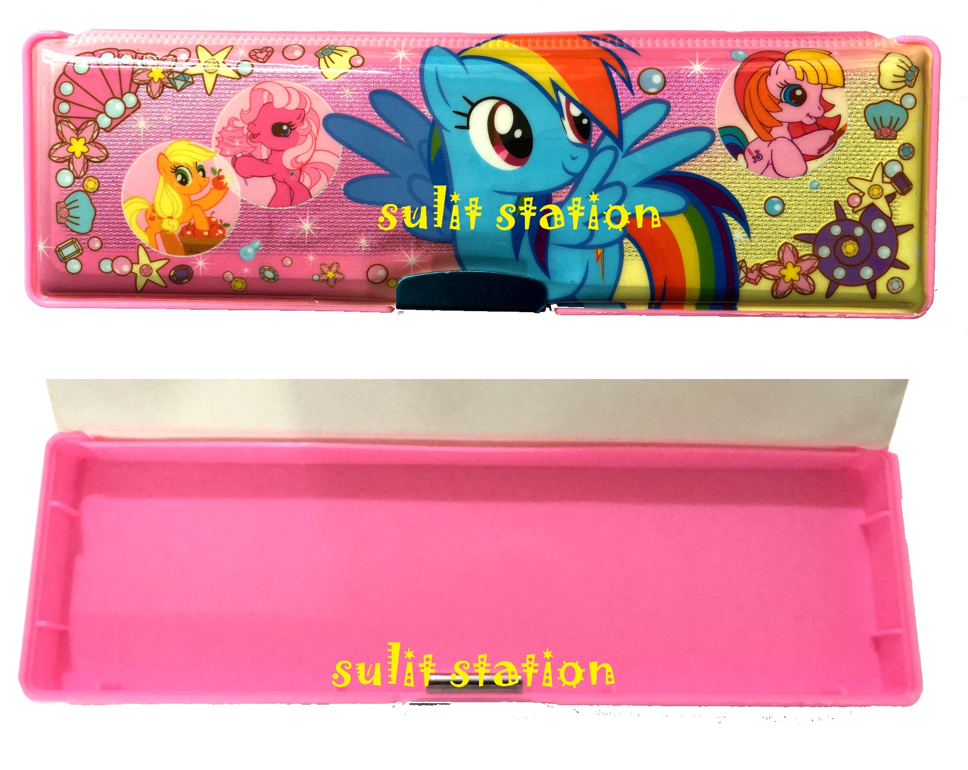MLP MY LITTLE PONY UNICORN HORSE SCHOOL KIDS DOUBLE SIDED OPENING ...