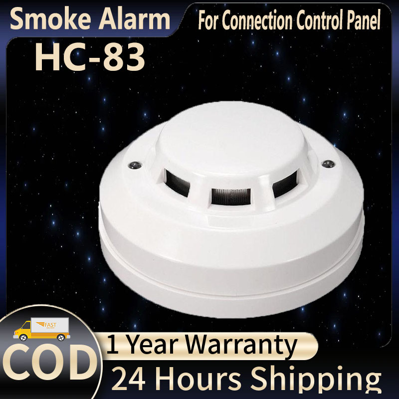 【COD 】Fire Alarm 2/4 Wire DC9-36V Network Photoelectric Smoke Detector ...