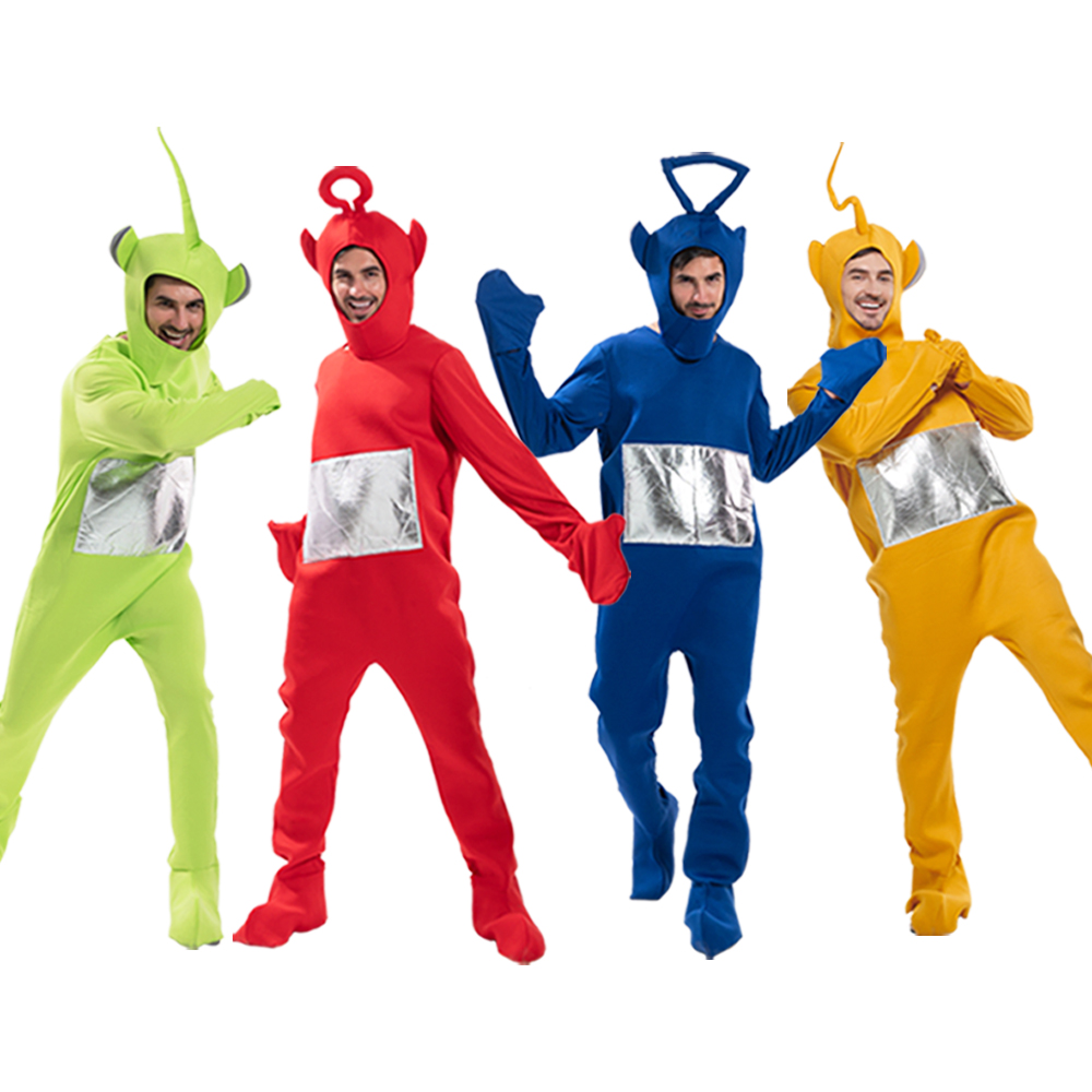 Teletubbies Cartoon Adult Cosplay Costume Halloween Men Women Party ...