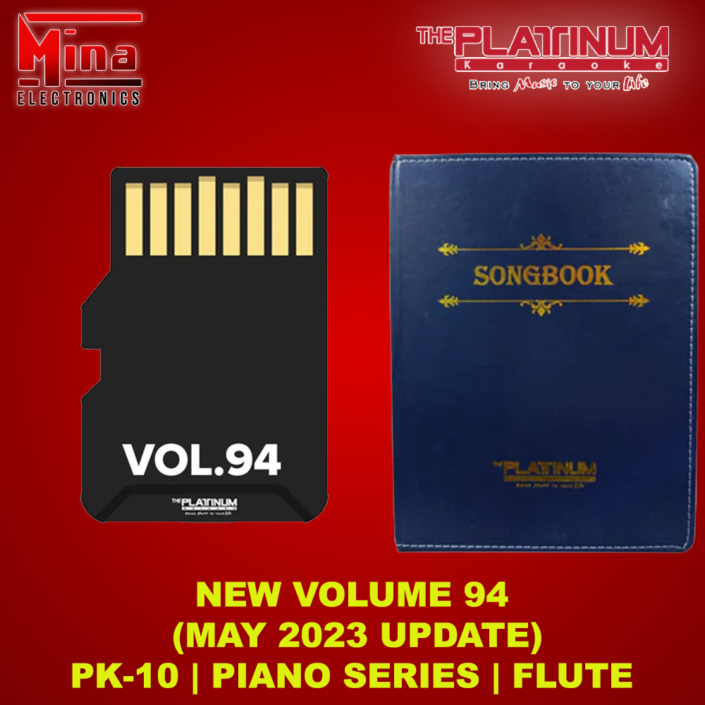 The Platinum Update SD Card & Songbook Volume 94 for Piano / Piano XL SD / Flute / PK-10 (MAY ...