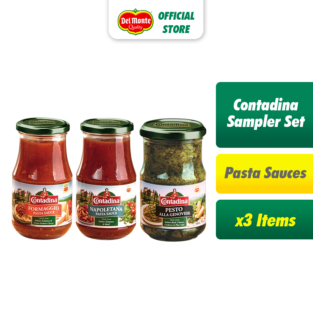 CONTADINA Sampler Set x 3 Items (Napoletana Sauce + Formaggio Sauce ...