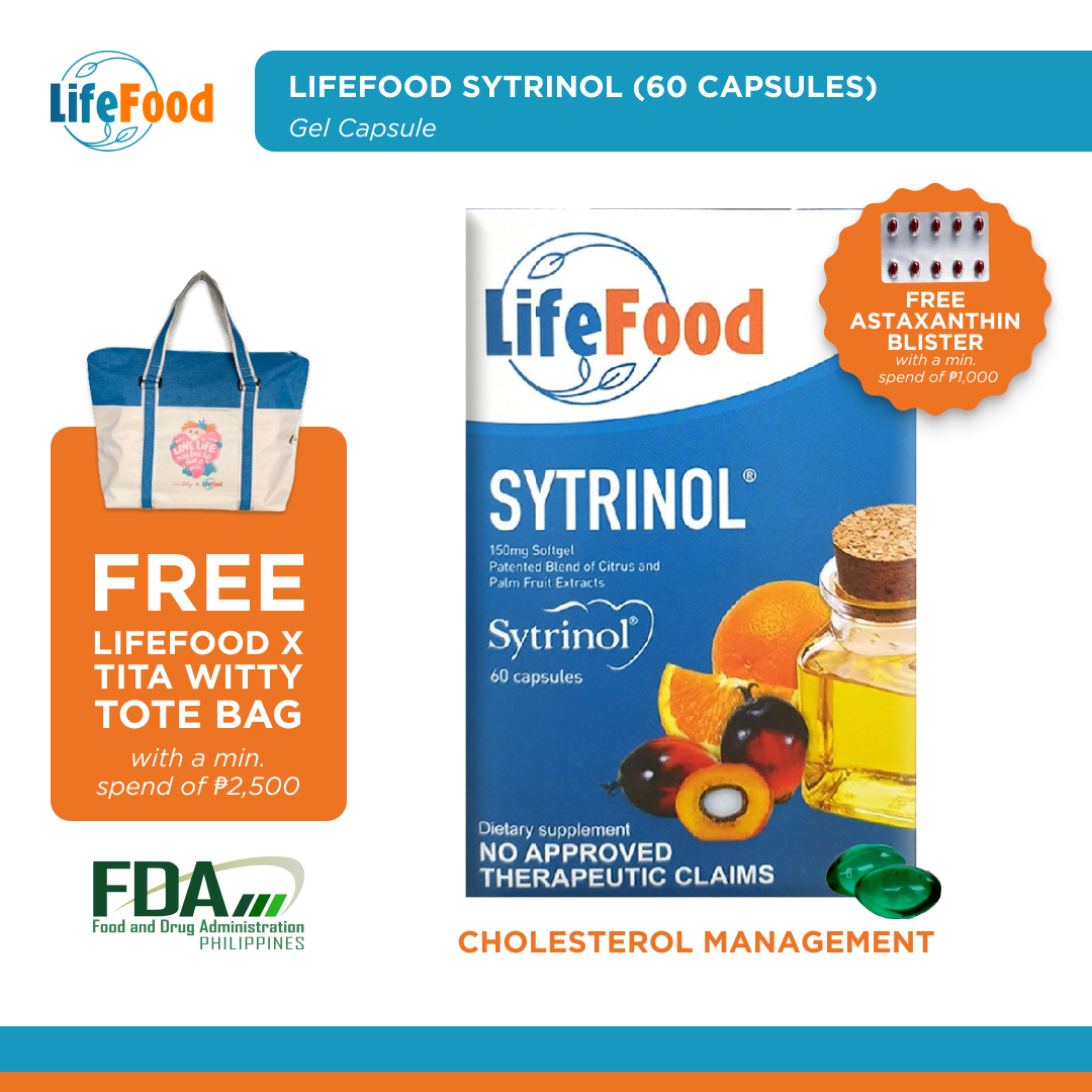 LifeFood Sytrinol 60 capsules (Cholesterol Management) | Lazada PH