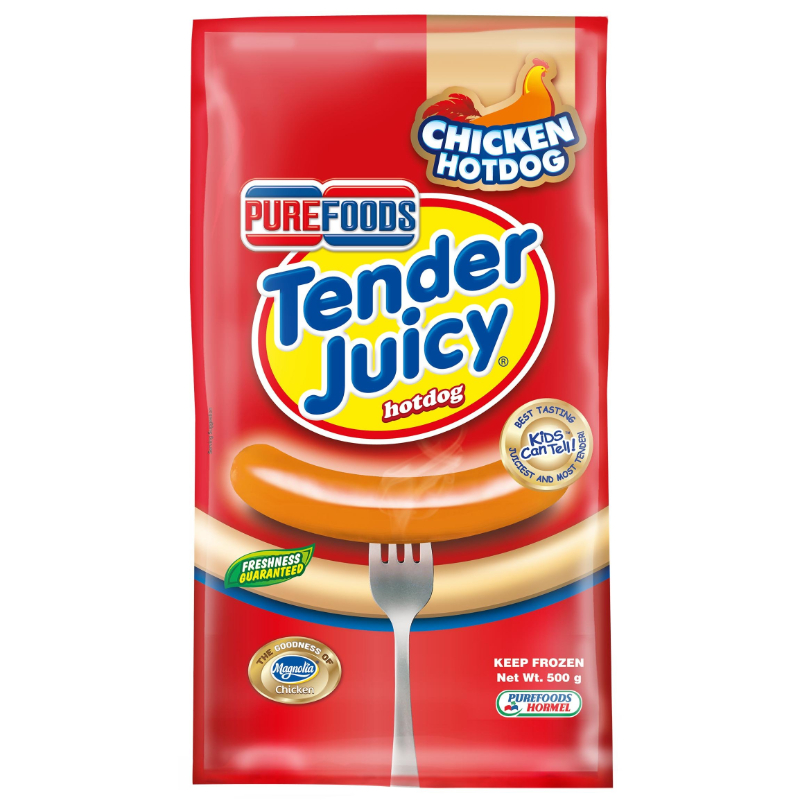 Purefoods Tender Juicy Chicken Hotdog 500g | Lazada PH