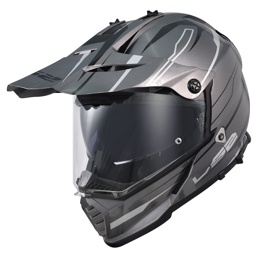 LS2 MX436 Evo Knight Motard Helmet | Lazada PH