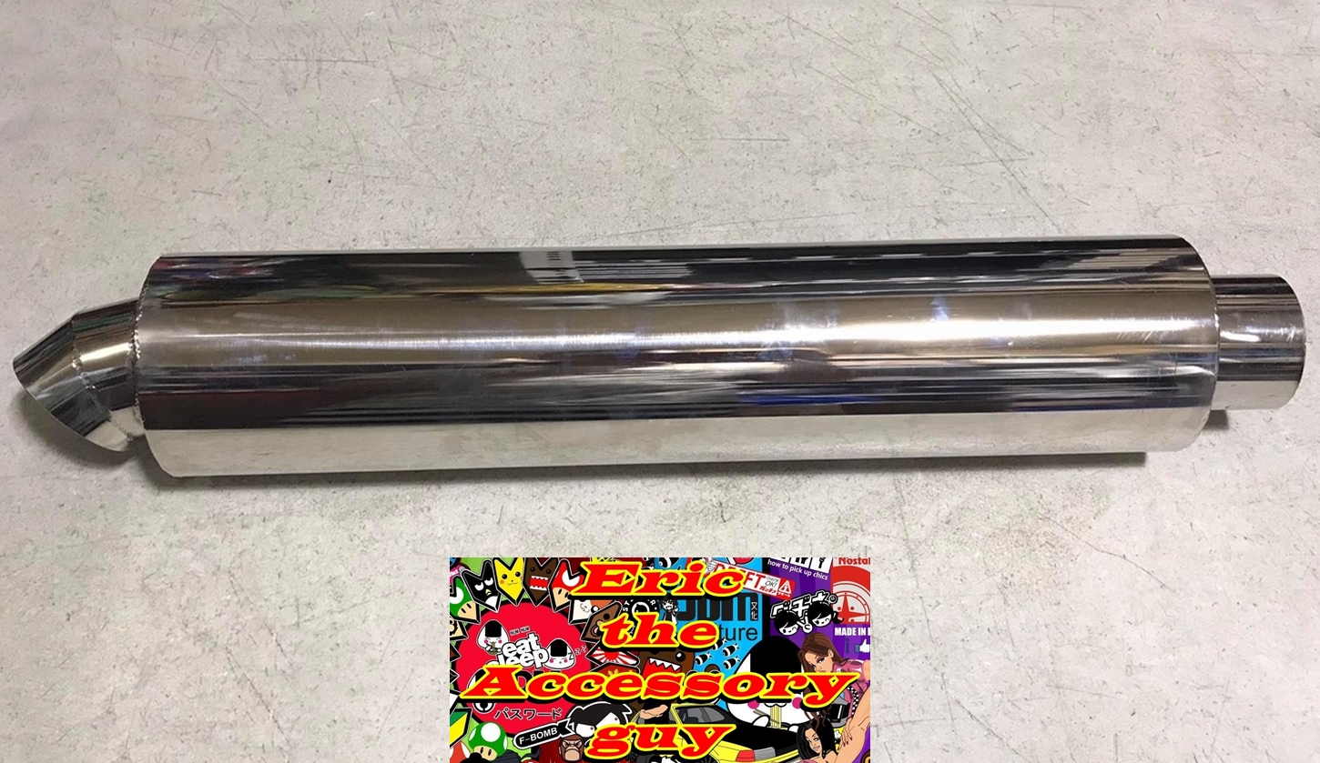 Scuv racing muffler Stainless Steel (18 inches) | Lazada PH