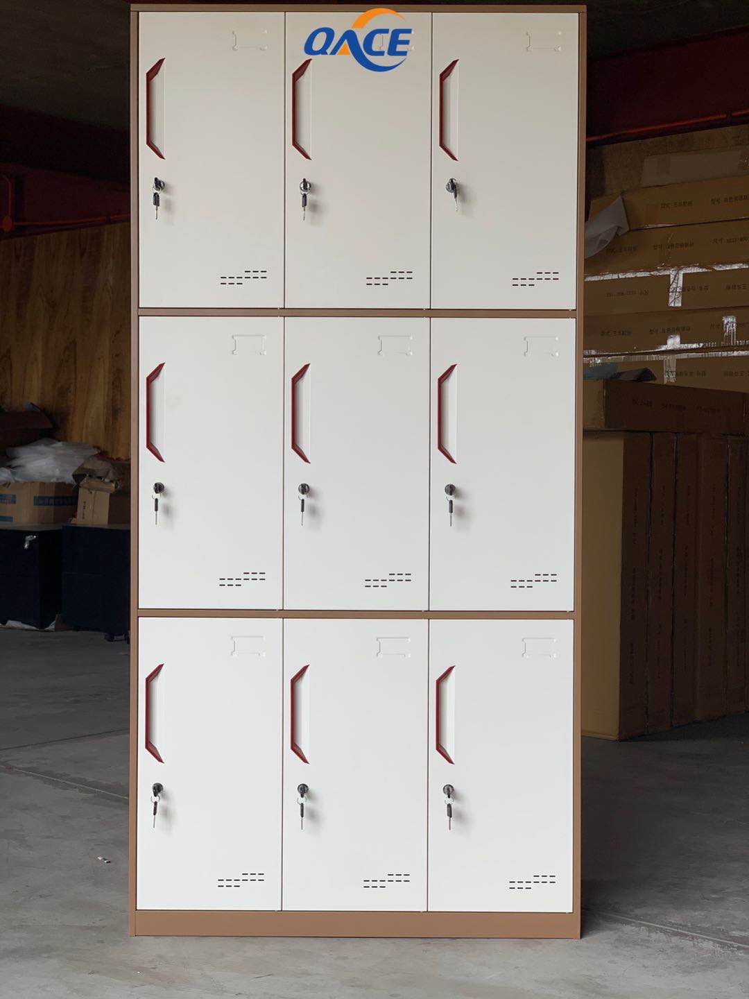 9 doors lockers/lockers/steel lockers/steel lock/lockers(NOT ASSEMBLED ...