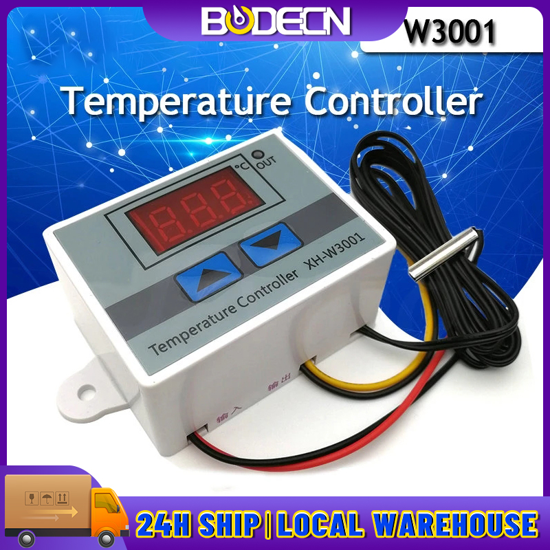 【24 hours delivery】W3001 220V 24V Digital Temperature Controller ...