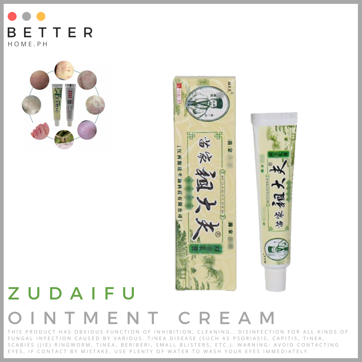 Natural Zudaifu ointment Cream Original Chinese Herb Herbal Medicine ...