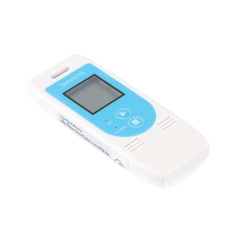 TempU 03 USB Temp & Humidity Data Logger Reusable RH TEMP Data Recorder ...