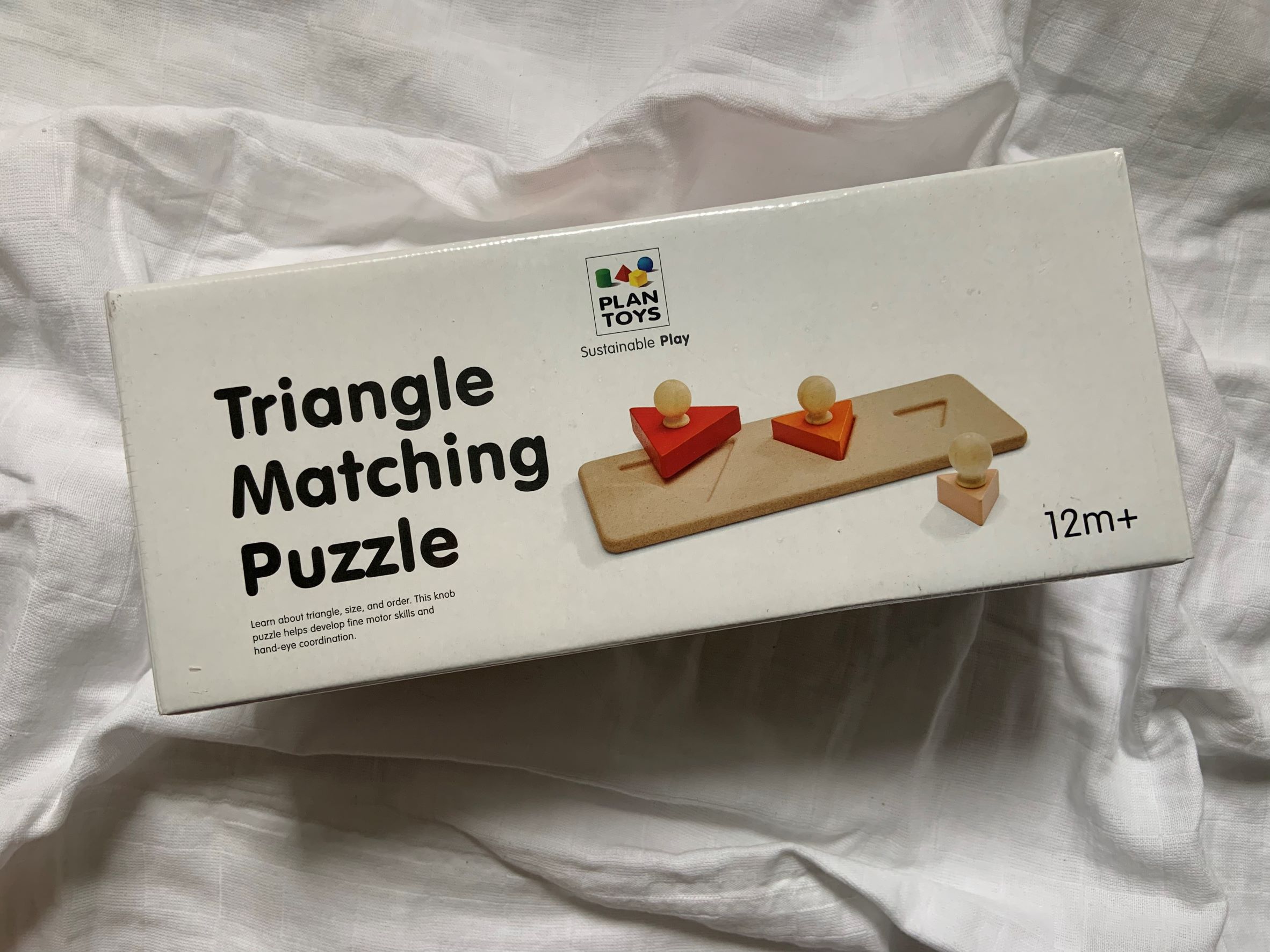 PlanToys Sustainable Play Triangle Matching Puzzle Children's Toy | Lazada PH