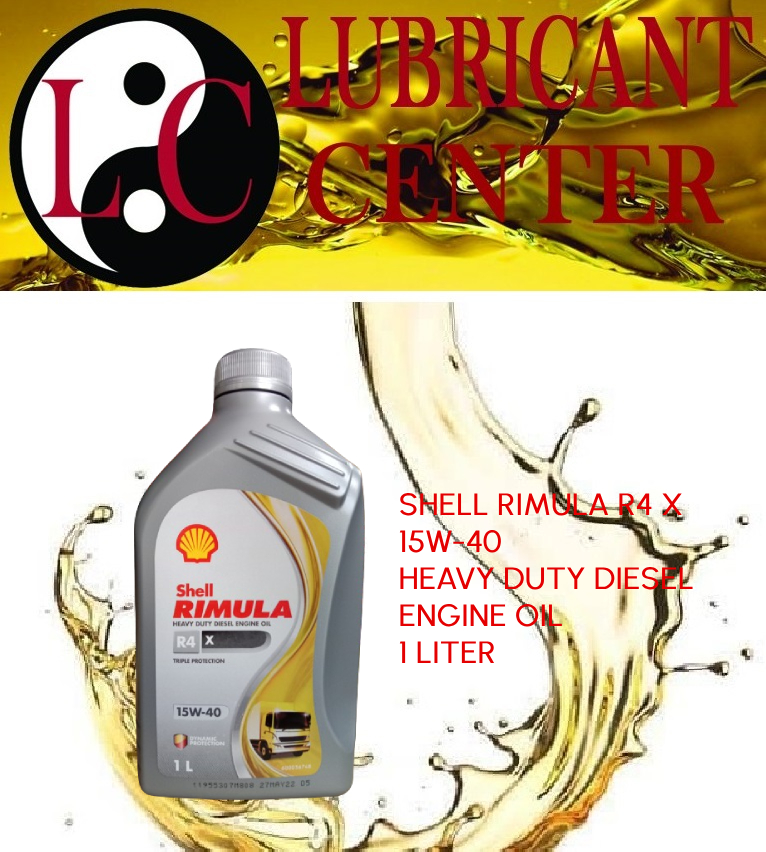 SHELL RIMULA R4 X 15W-40 HEAVY DUTY DIESEL ENGINE OIL 1 LITER | Lazada PH