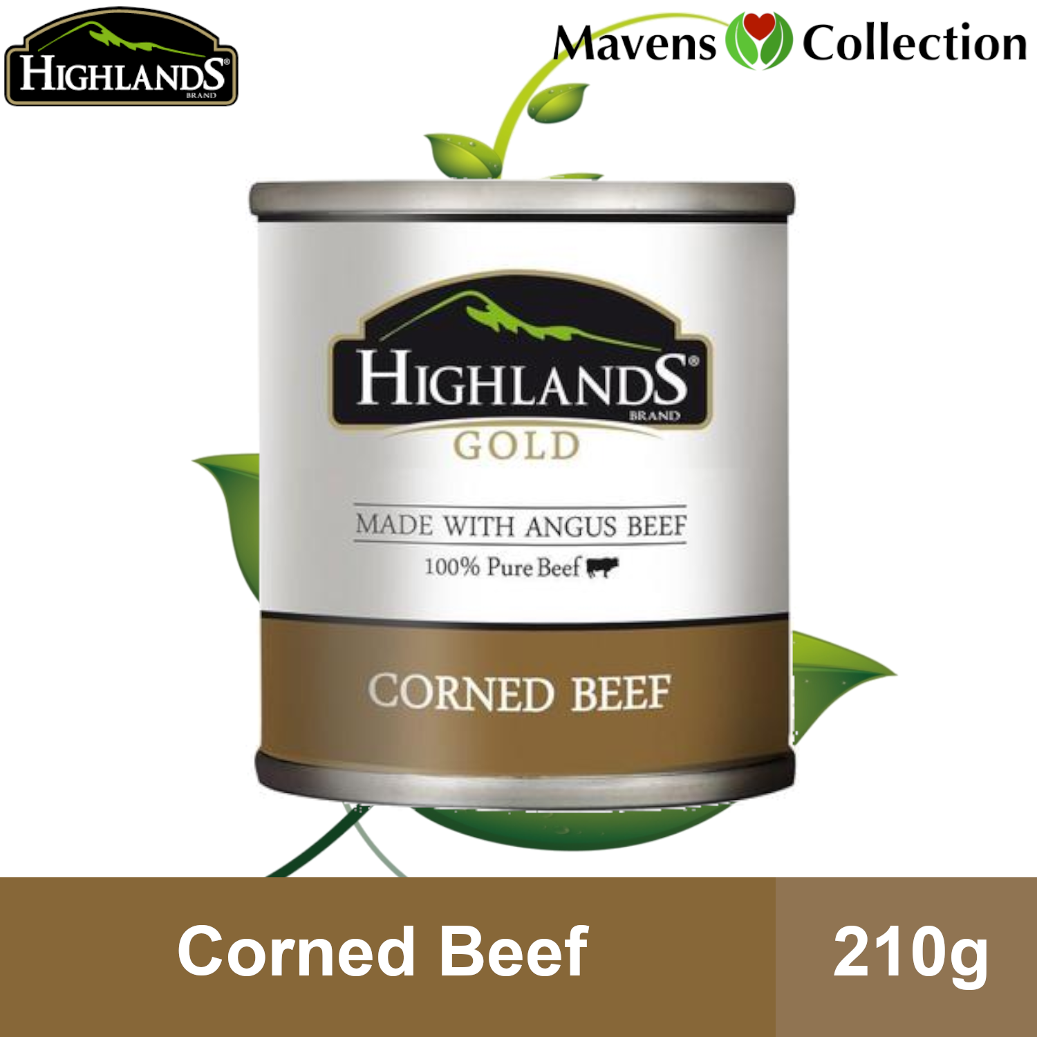 Highlands Corned Beef Gold 210G Made with Angus Beef by Mavens ...