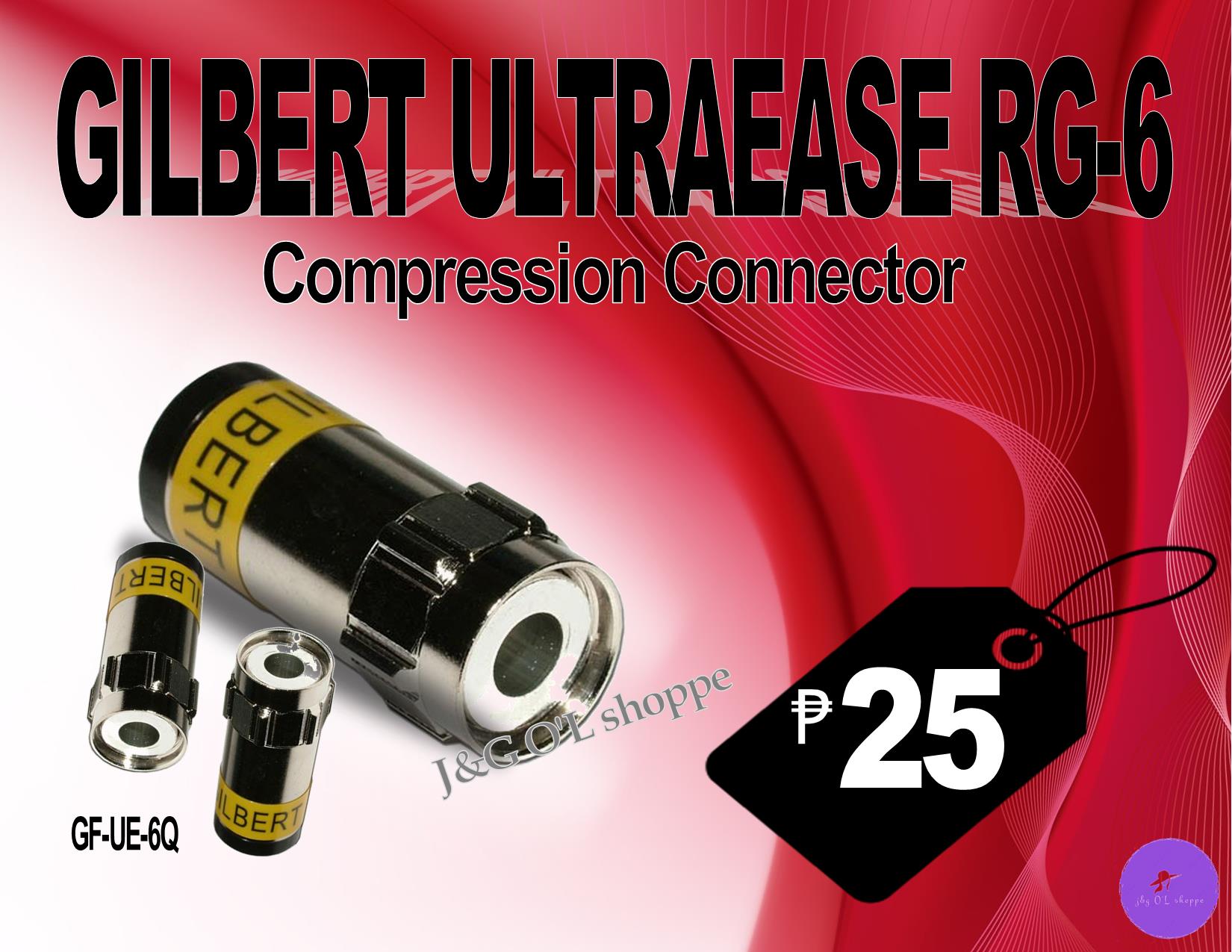 Gilbert UltraEase RG-6 Compression Connector | Lazada PH