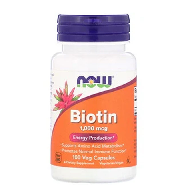 Now Foods, Biotin, 1,000 mcg, 100 Veg Capsules | Lazada PH