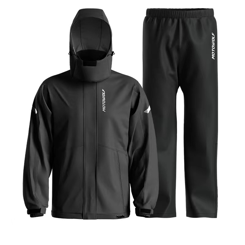 MOTOWOLF V5 Raincoat Jacket & Pants (With Shoe Cover & Carrying Pouch ...