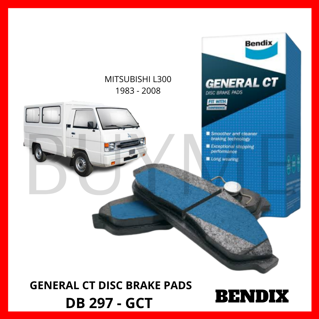 Bendix Brake Pads DB297 GCT-ZD Front for Mitsubishi L300 1983 - 2008 ...