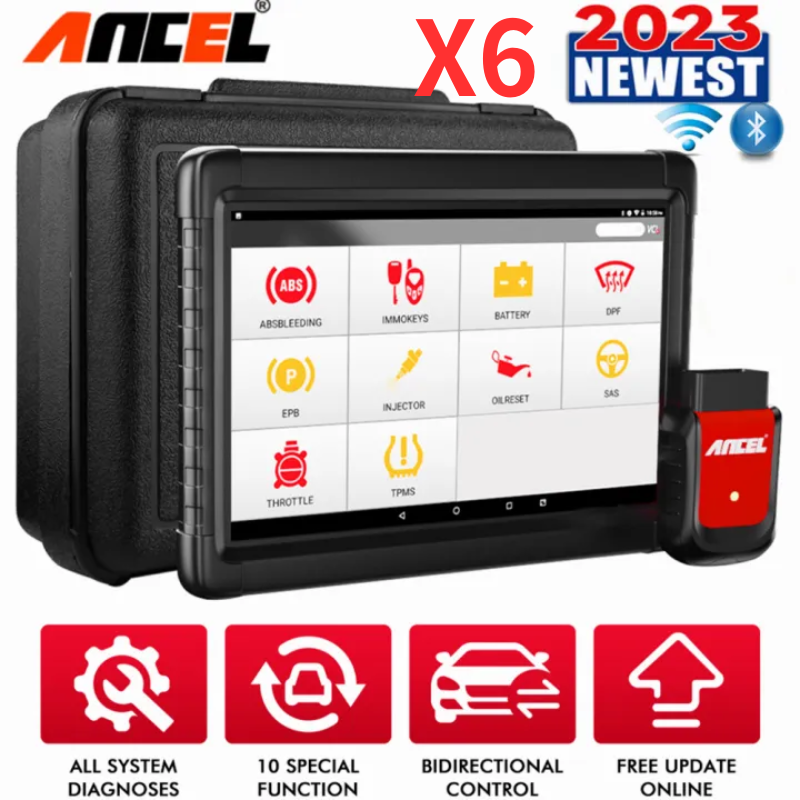 【Manila 48H】ANCEL V6 PRO+ Bidirectional Scan Tool Enhanced BT Bluetooth ...