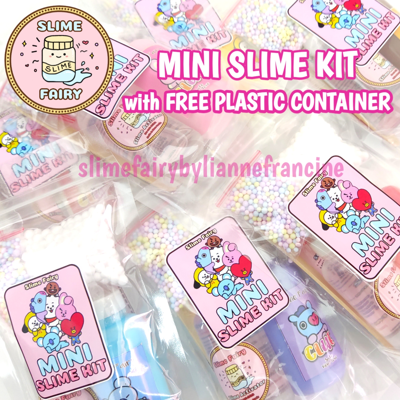 MINI BT21 SLIME KIT | SLIME FAIRY by Lianne Francine | Lazada PH