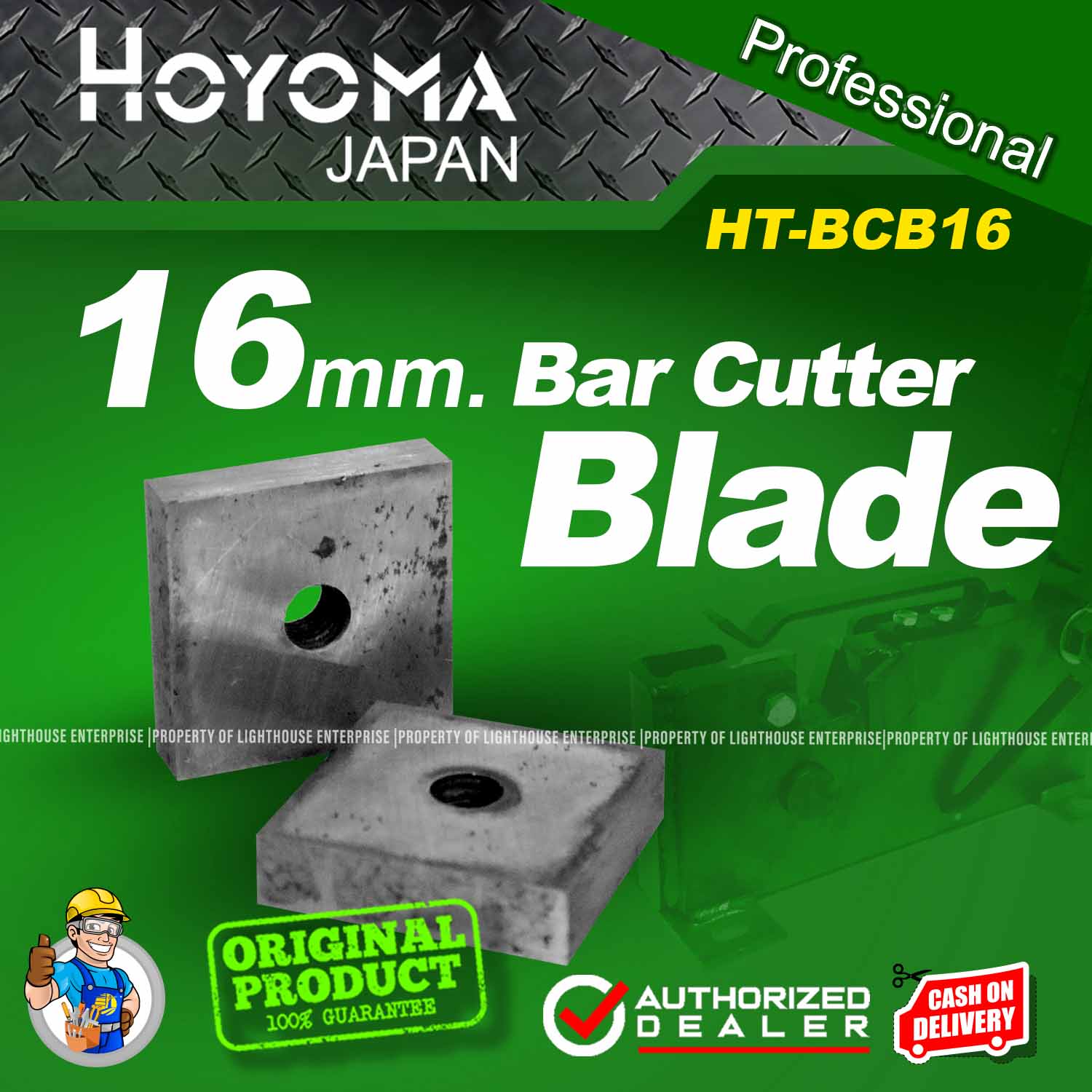 HOYOMA Japan Bar Cutter Blade 16mm for Manual Bar Cutter (HT-BCB16 ...