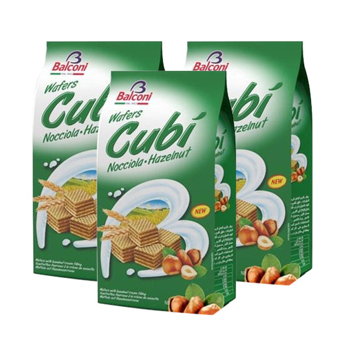 Balconi Cubi Wafers Hazelnut 3 Pack (250g per pack) | Lazada PH