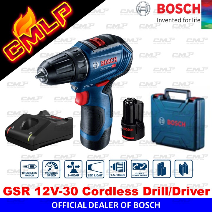 Bosch GSR 12V-30 Cordless Drill/Driver | Bosch 12V System | Power Tool ...