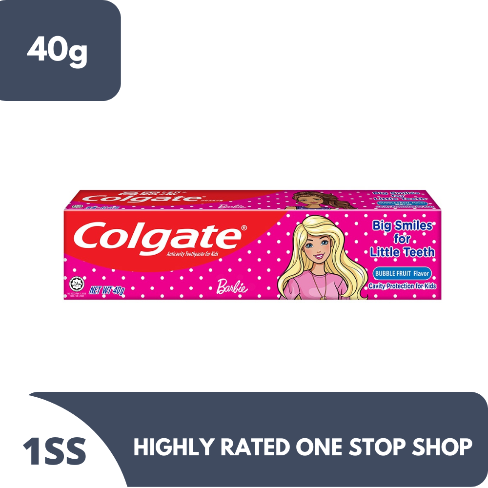 Colgate Barbie Bubble Fruit Toothpaste for Kids 40g | Lazada PH