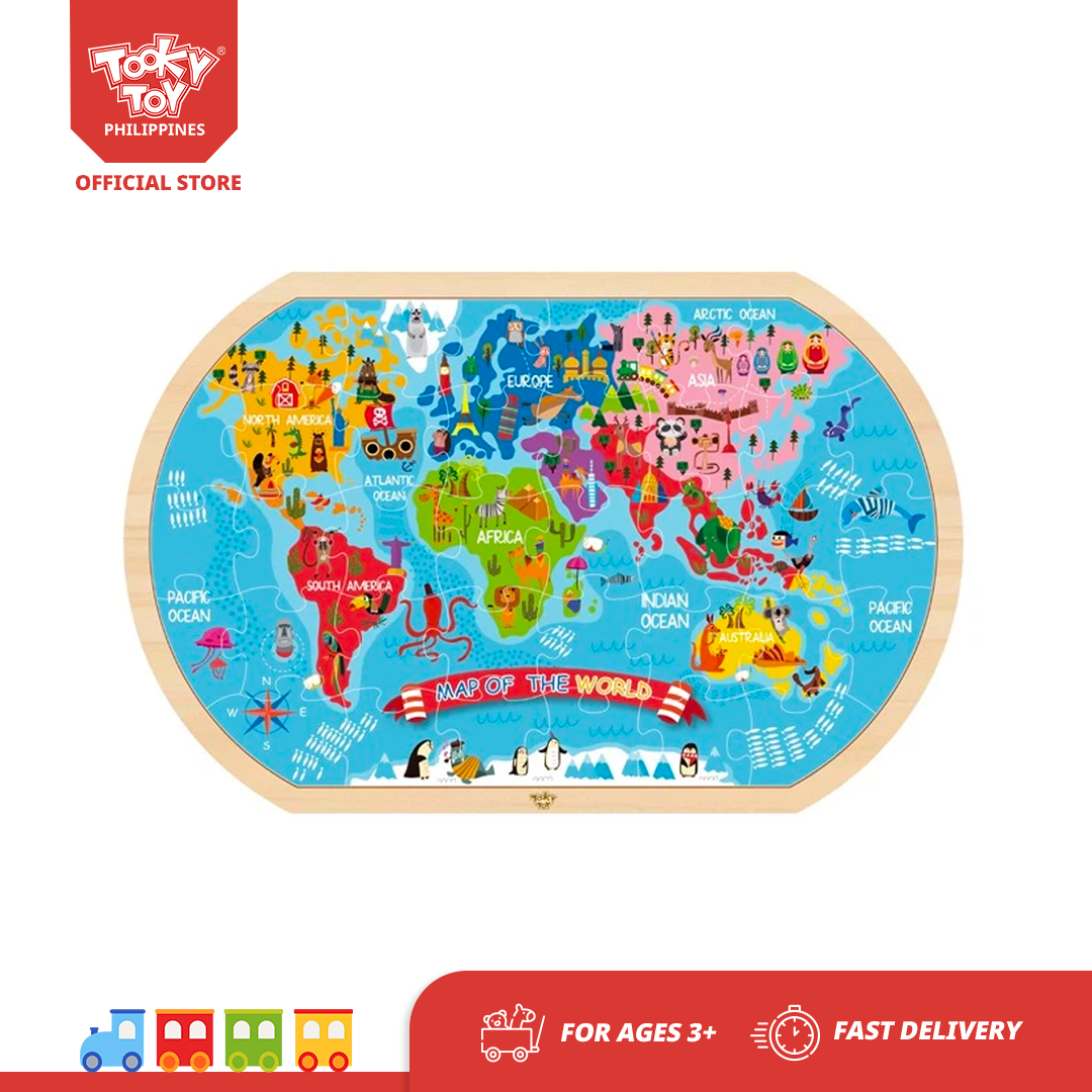 Tooky Toy World Map | Lazada PH