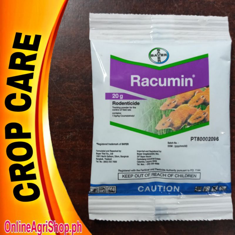 Rat Trap Rat Killer Poison Racumin 20g - rodenticide rat killer rat ...