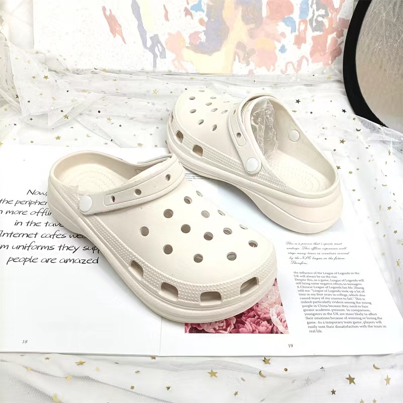 Women New Korean crocs shoes Sandals casual light slippers summer ...