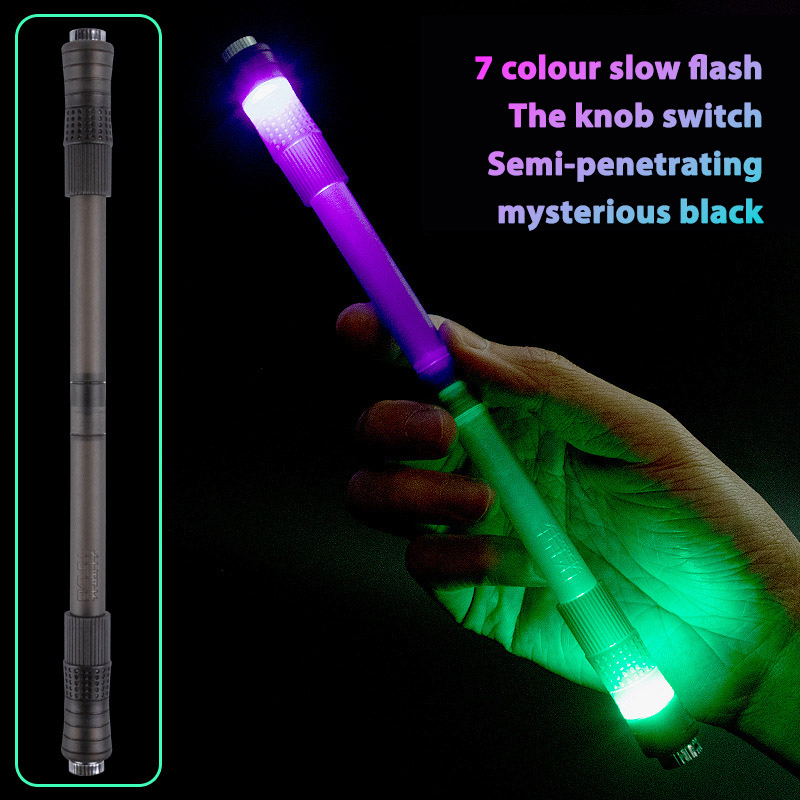 🔥🔥Roman Holiday Rotating Pen Luminous Rotating Pen Decompression Cool ...