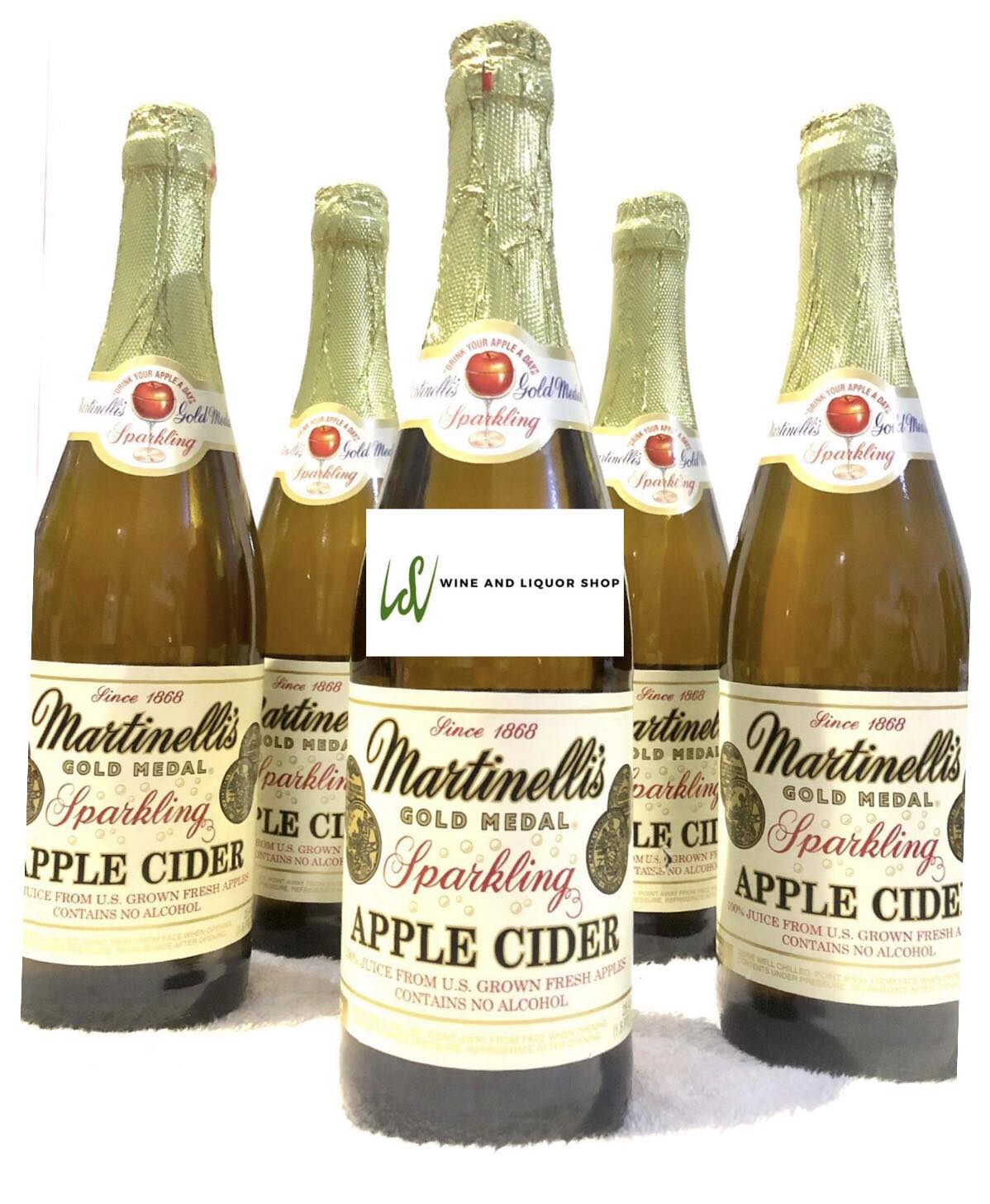 Martinelli's Sparkling Apple Cider non alcohol/sans alcohol (2026 ED ...