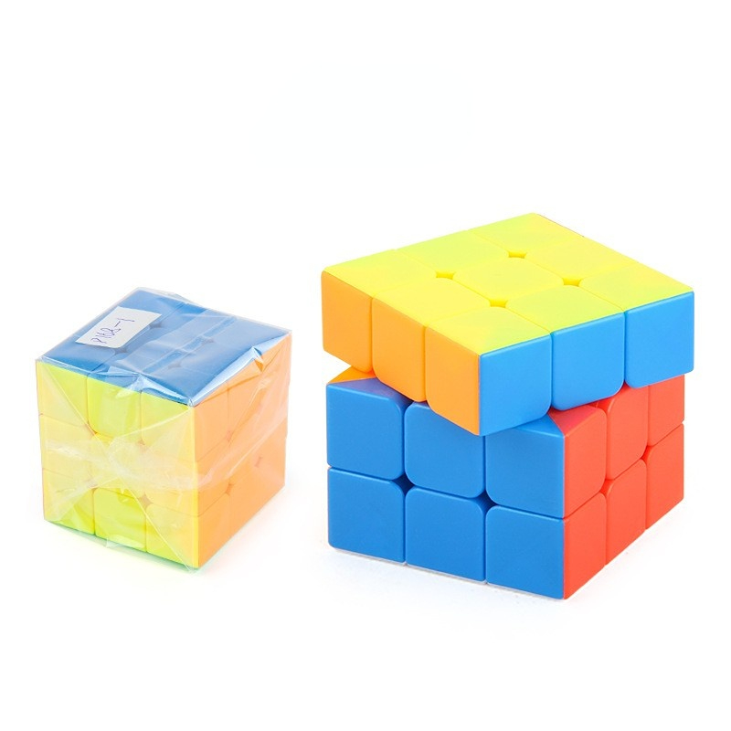 3x3x3 Magic Cube Stickerless Rubik's Cube Puzzle Professional Speed ...