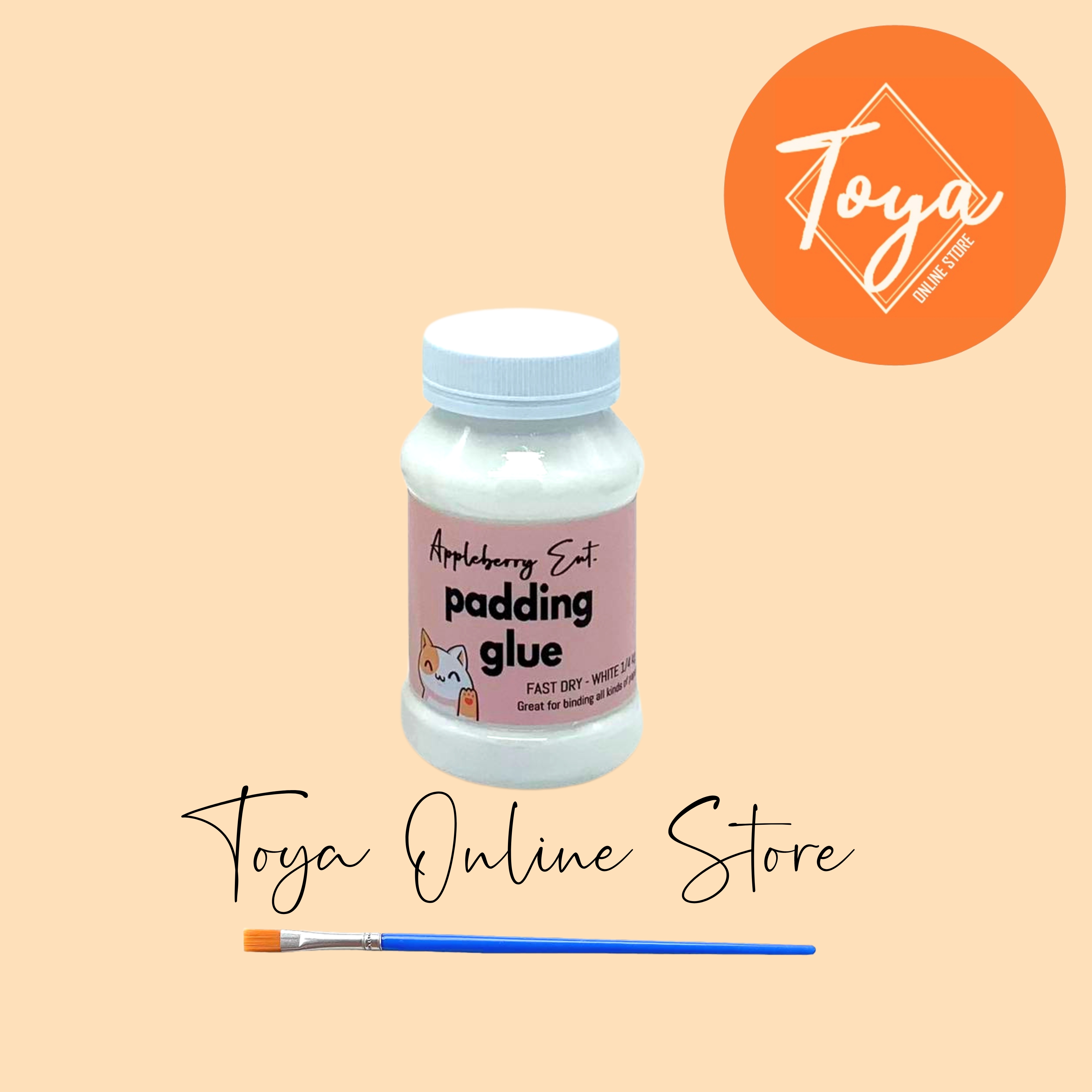 Padding Glue WHITE ( for DIY Notepad ) FREE BRUSH | Lazada PH