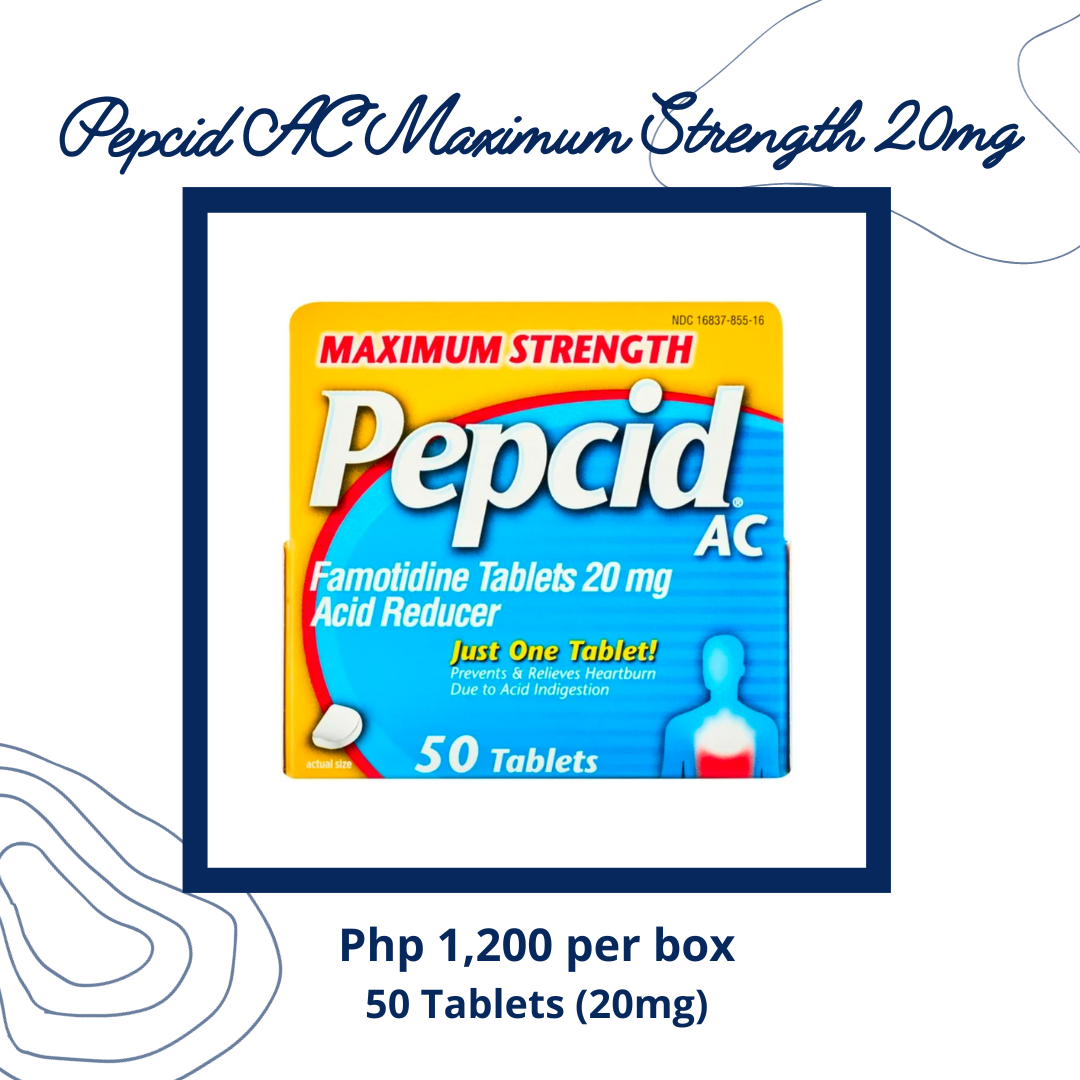 Pepcid Ac Maximum Strength 20mg Expiration October 2025 Lazada Ph