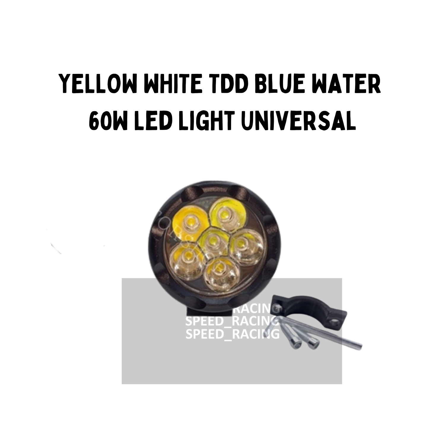 TDD Blue Water 60W Led Light Universal | Lazada PH