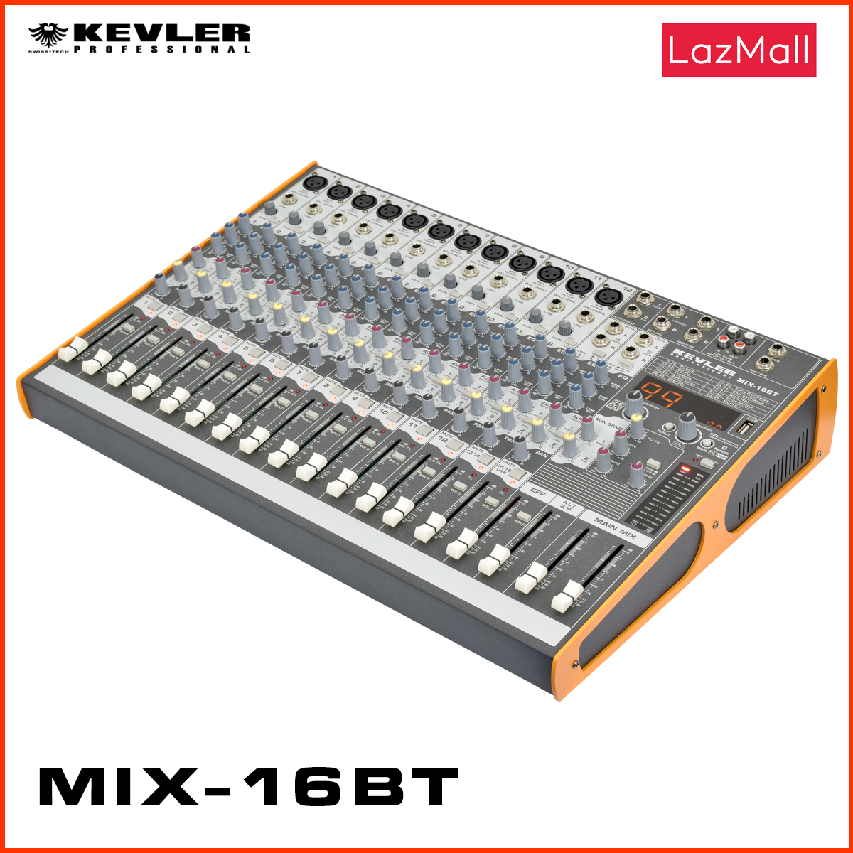 Kevler Professional MIX-16BT 16 Channel Compact Mixer | Lazada PH
