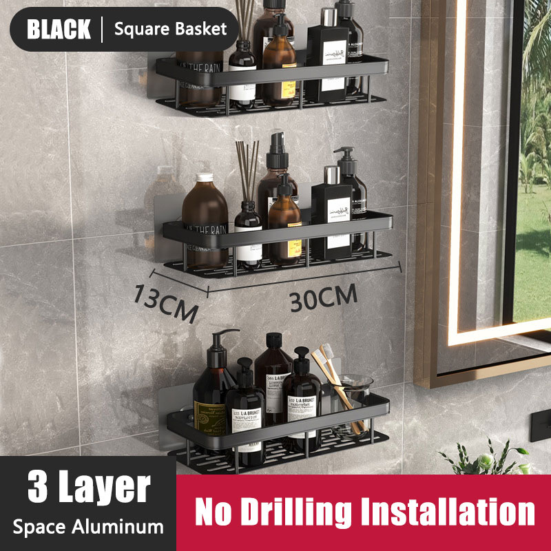 Bestseller Space Aluminum Bathroom Rack Bathroom Organizer Storage ...