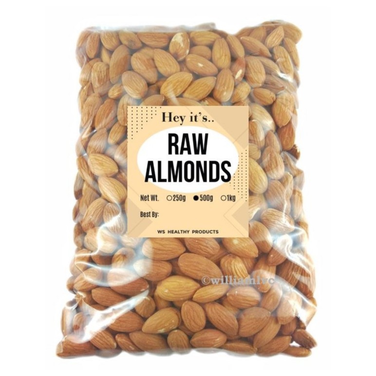 Groceries Center Raw Whole Almonds (500g 1kg) | Lazada PH
