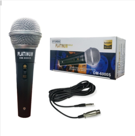 goodmobile PLATINUM GOLD DM-6000S dynamic microphone with music voice ...