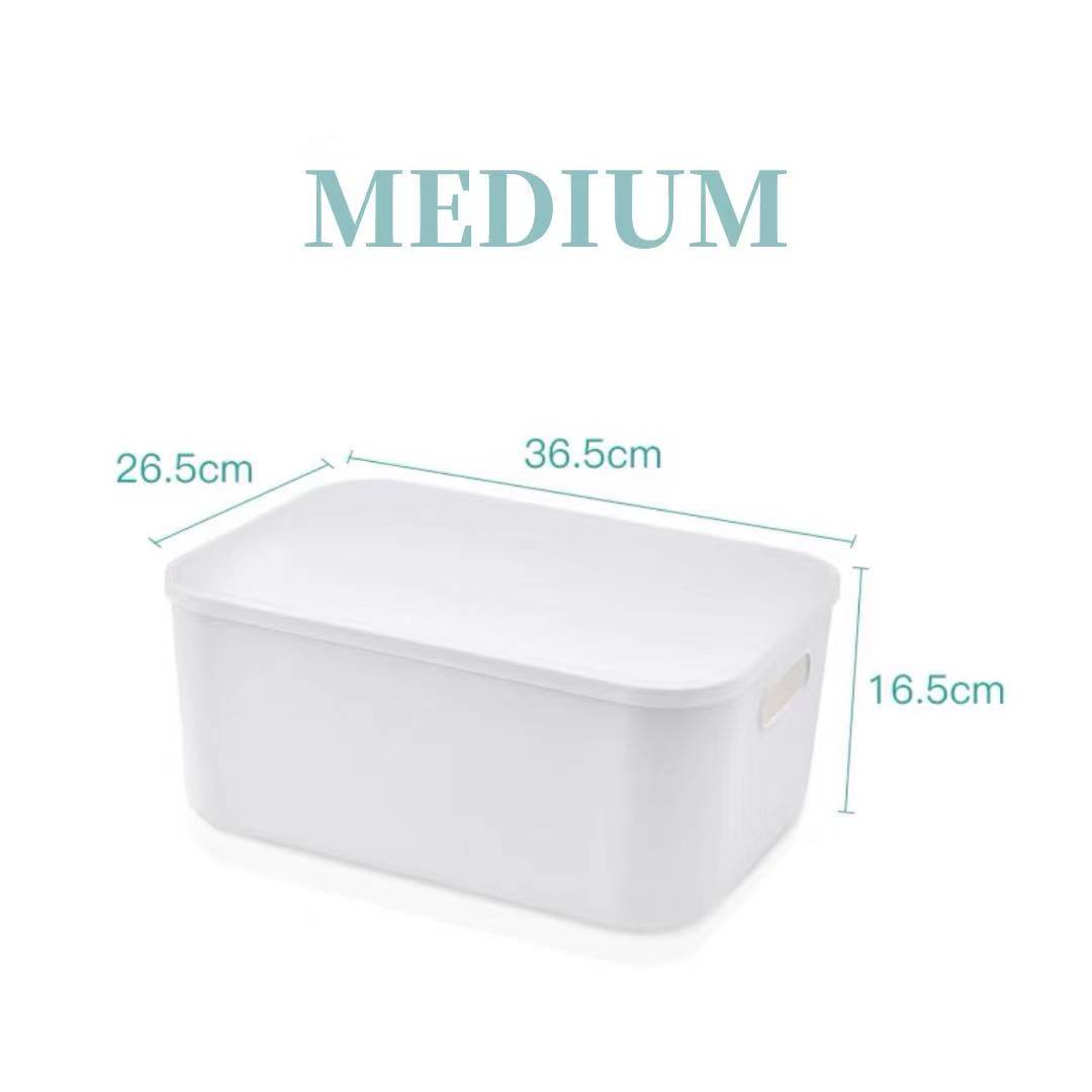 Classy Luxe Japanese-Style Storage Basket Container Box Shelf Organizer ...