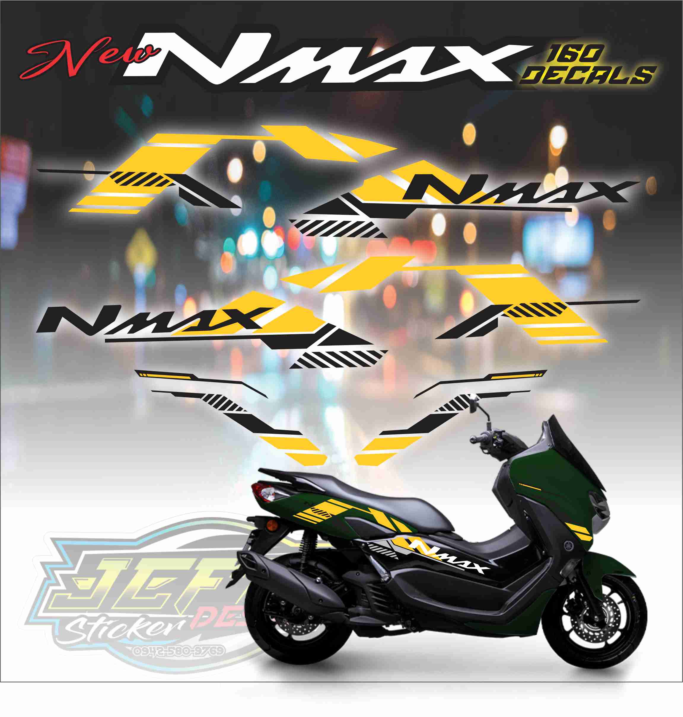 NMAX STICKR V2 160 DECALS | Lazada PH